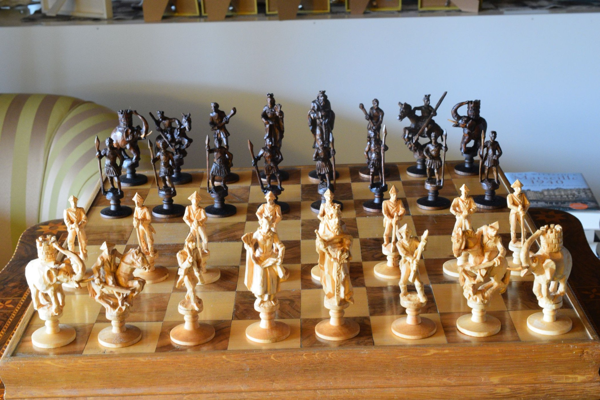 Tyrolean Figural Chess Set, 20th century | Kim Chess Collection