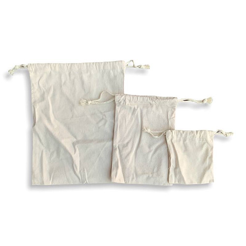 Custom Canvas Drawstring Pouches - Eco-Friendly Promotional Gifts