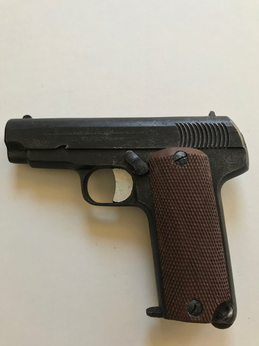 Pistolet RUBY | Résine & Cuir