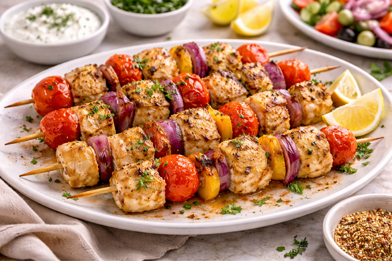Traditional Xiphias Souvlaki Recipe: Authentic Greek Swordfish Skewers ...