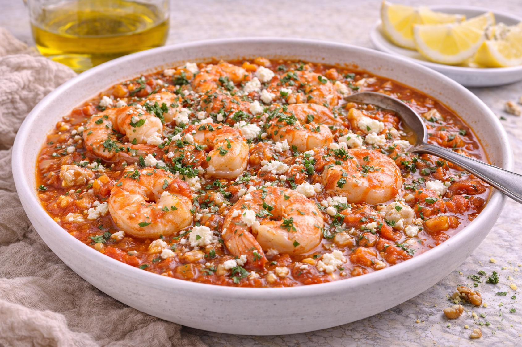Traditional Garides Saganaki Recipe: Authentic Greek Shrimp in Tomato ...