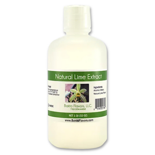 Natural Lime Extract - 32 OZ | bakto-flavors