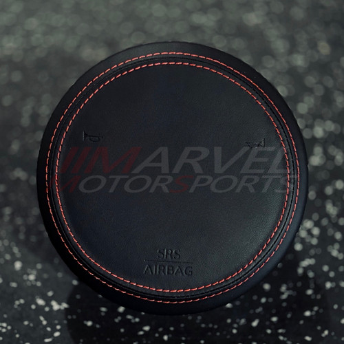 Custom A90 Supra Leather Airbag Cover with Red Stitching | MARVEL ...