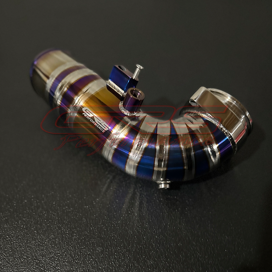 Custom A90 Supra 3.0 Titanium Charge Pipe | MARVEL MOTORSPORTS