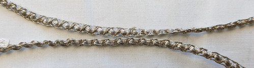 Rare Find! Antique Silver Metal Thread Rococo Trim Zig Twist Straight ...