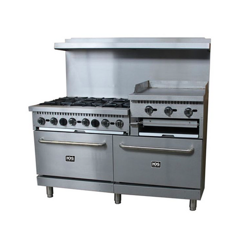 HDS | Gas Range/Griddle Combo -60" Wide | Supreme Horeca