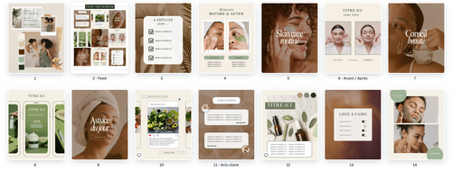Templates CANVA "naturels" | Bhn Design