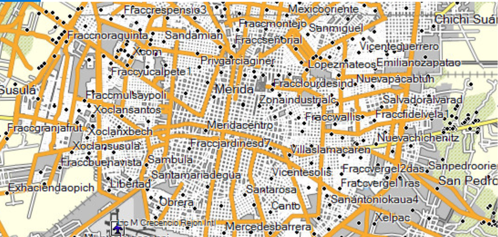 Mapa, historia y lista de las colonias de Mérida Yucatán - ARPR MÉXICO
