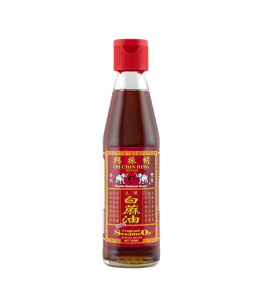 Pure Sesame Oil | Oh Chin Hing | Double Elephant Brand | Singapore