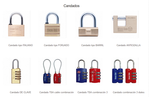 Candados | Ferretería Online Si