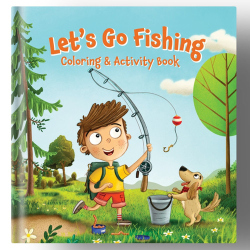 "Let's Go Fishing" Coloring & Activity Book | paigehulsey.com