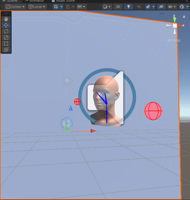 Making the Eye and Head movement
