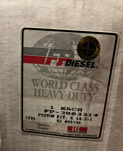 CUMMINS 3803314 PISTON KIT | Vestships