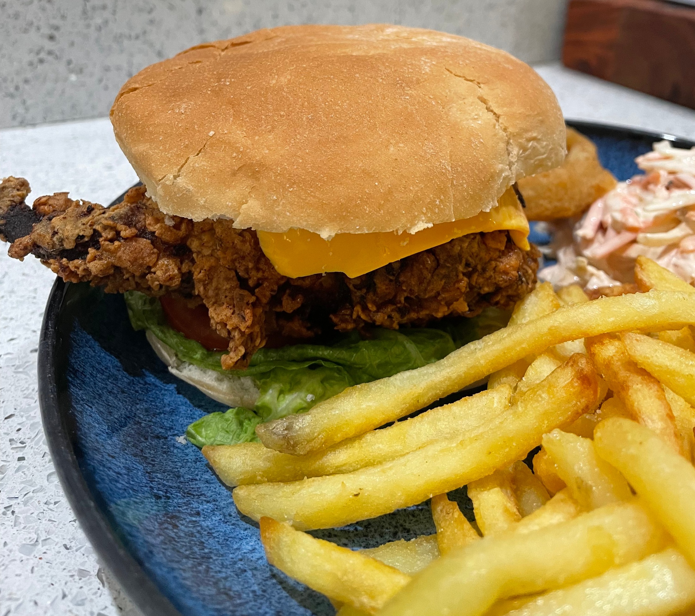 Crispy Fried Chicken Burger