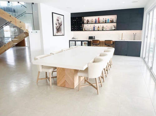 Chevron Base Dining Table | ConcreteDesignHouse