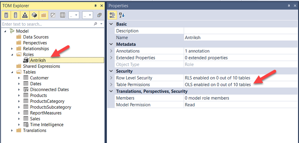 Implementing Object Level Security In Power Bi