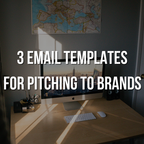 3 Email Templates For Pitching To Brands | City6Studios