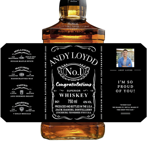 Custom Jack Daniels Label Template