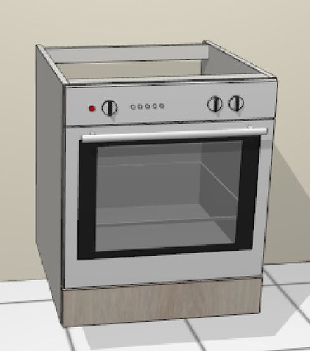 KITCHEN BASE UNIT 720 MM HIGH UC OVEN 600 MM WIDE | Modular Cupboards