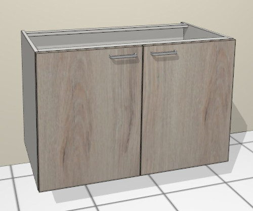KITCHEN BASE UNIT 720 MM HIGH 2 DOOR 1100 MM WIDE | Modular Cupboards