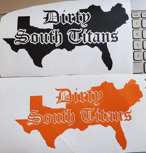 Official Dirty South Titans Decal | Welcome to Grafix615