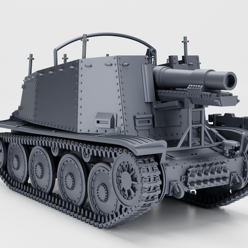 sIG 33 auf Panzer 38(t) Ausf.H Grille (Germany, WW2) - COMMERCIAL USE ...