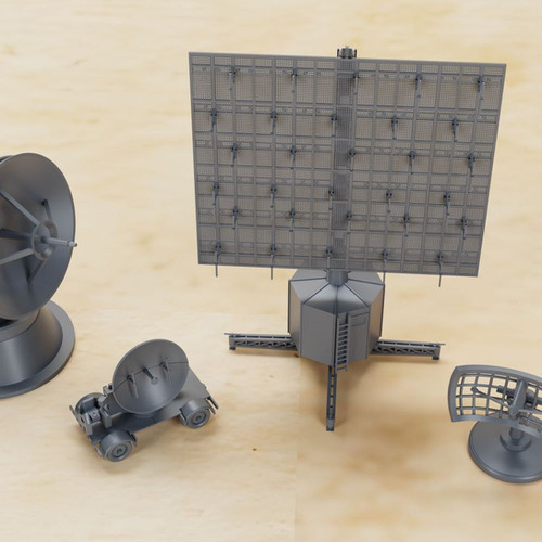 BOLT ACTION - 4 Radars of WW2 - COMMERCIAL USE | Wargame3d