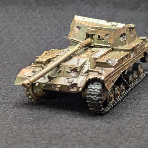 Destroyed Archer SPG (UK, WW2) - COMMERCIAL USE | Wargame3d