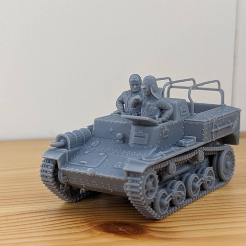 Type 98 So-Da Carrier + 2 Tankmen (Japan, WW2) - COMMERCIAL USE | Wargame3d