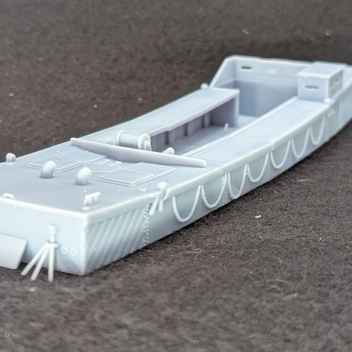 Landing Craft Assault (LCA) + 2 waterline options (UK, D-Day, WW2 ...
