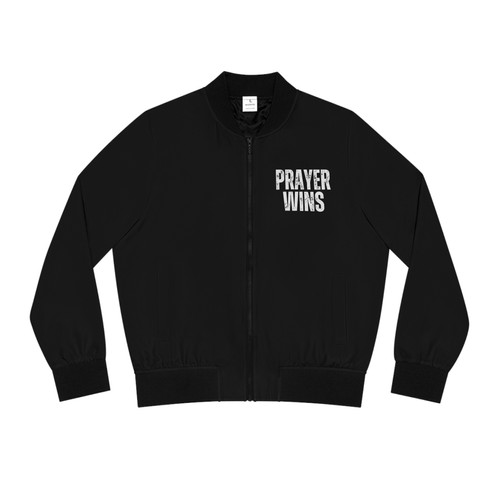 Prayer Wins Healing Bomber Jacket (Women) | WillPower, Inc.