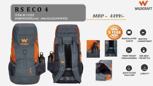 Wildcraft RS ECO 4 Backpack | Corporate Gifts