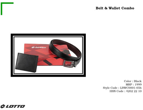 Lotto Belt & Wallet Combo Set | Corporate Gifts