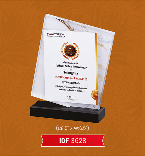 Acrylic Trophy Premium Awards IDF-3628 | Corporate Gifts