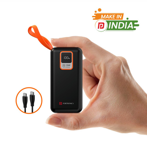 Portronics Ampbox 10K 10000 mAh Power Bank with 22.5W Fast Charging ...