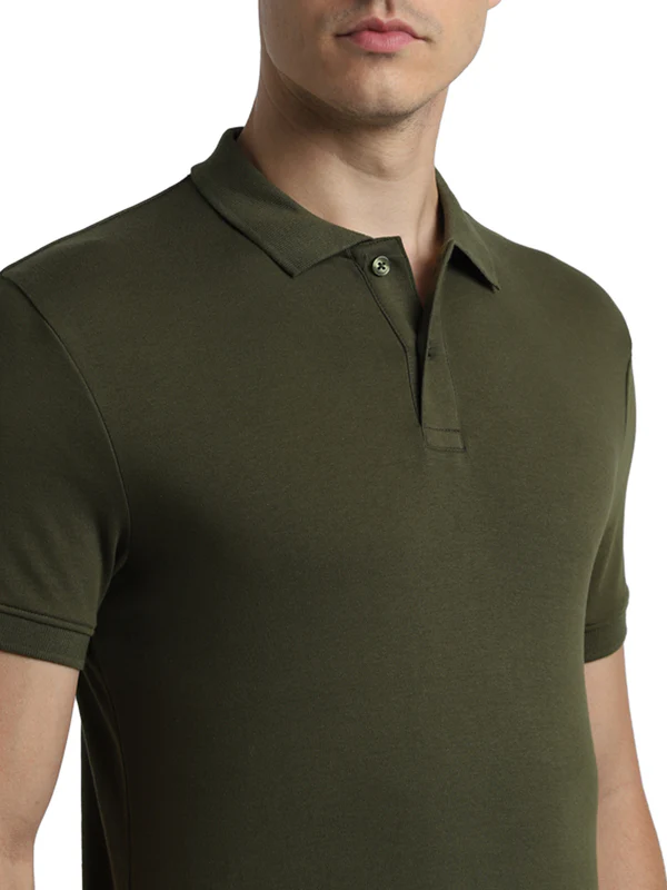 Jack&Jones - Interlock Polo - Olive Green | Corporate Gifts