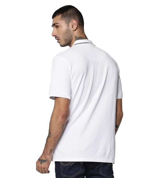 Jack&Jones Cool Max Dry Fit Polo - White | Corporate Gifts