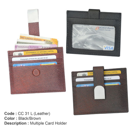 Leather Visiting Card holder CI-CC-31-LARGE SIZE | Corporate Gifts