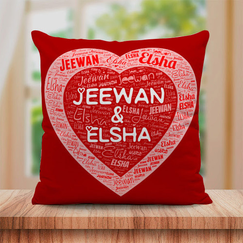 Personalised Square Shape Cushion With Name Mosaic Delhi, Noida ...