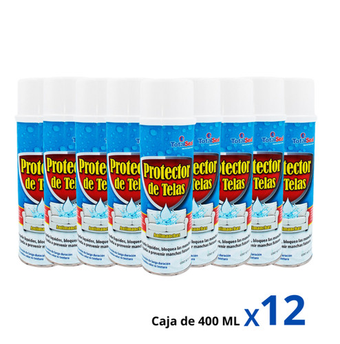 Caja Aerosol Teflón Protector de Telas y Tapicería Total Seal 12 piezas ...