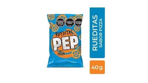RUEDITAS PEP PIZZA 40 G | SUPERMERCADOS MERCED