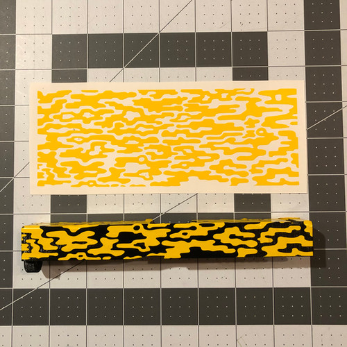 Gas Vapor Stencil for Handgun Slide | mysite