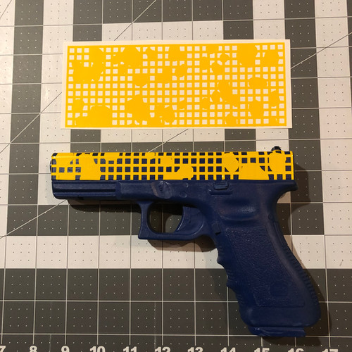 Desert Night Camo Stencil for Handgun Slide | mysite