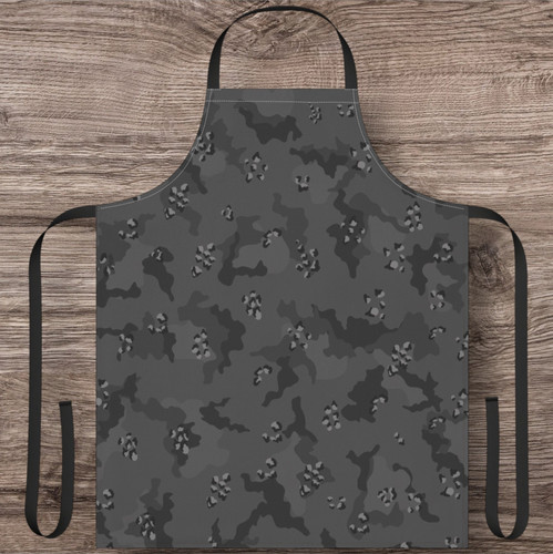 Choc Chip Camo Dark Pattern Apron, Tactical Functional Cooking Gear ...