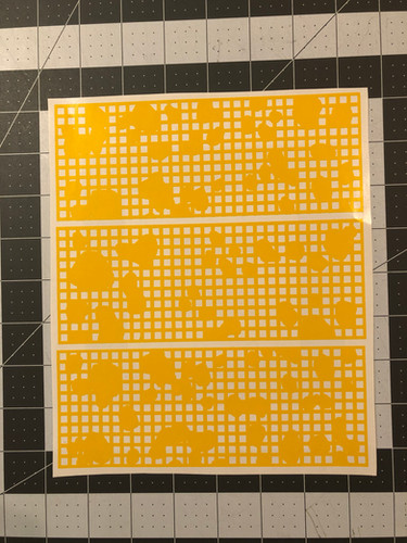 Desert Night Camo Stencil 3 pack for Handgun Slide | Dangerously Made