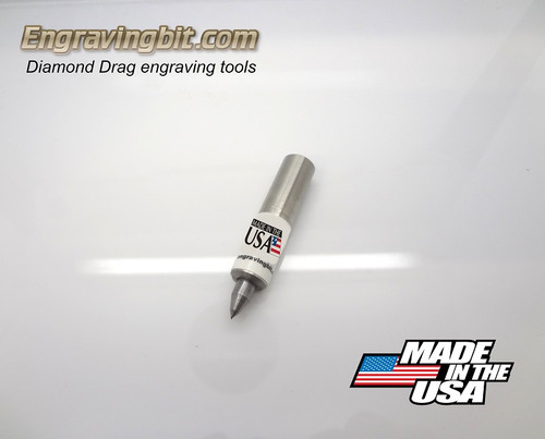 1/2" shank spring loaded diamond drag enraver | Engravingbit.com