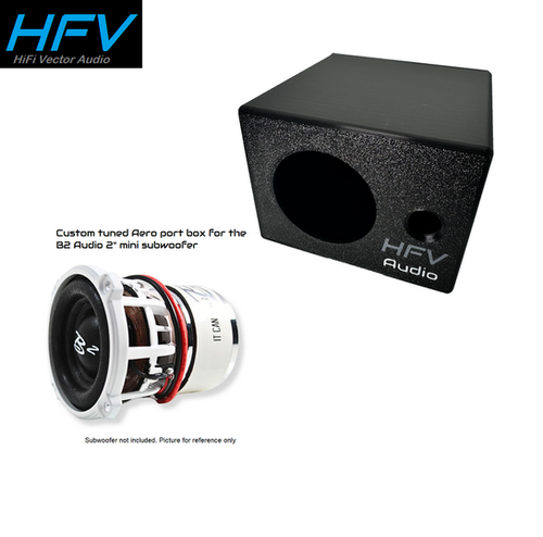 HiFi Vector Aero port box enclosure for B2 Audio mini 2" RC Car ...