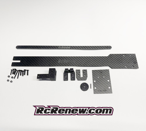 RCRENEW Traxxas wheelie bar Bandit Rustler 272 TYPE transmission Carbon ...