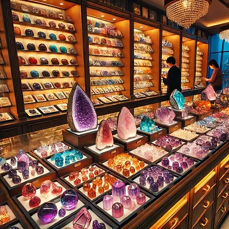 Gemstone shop store