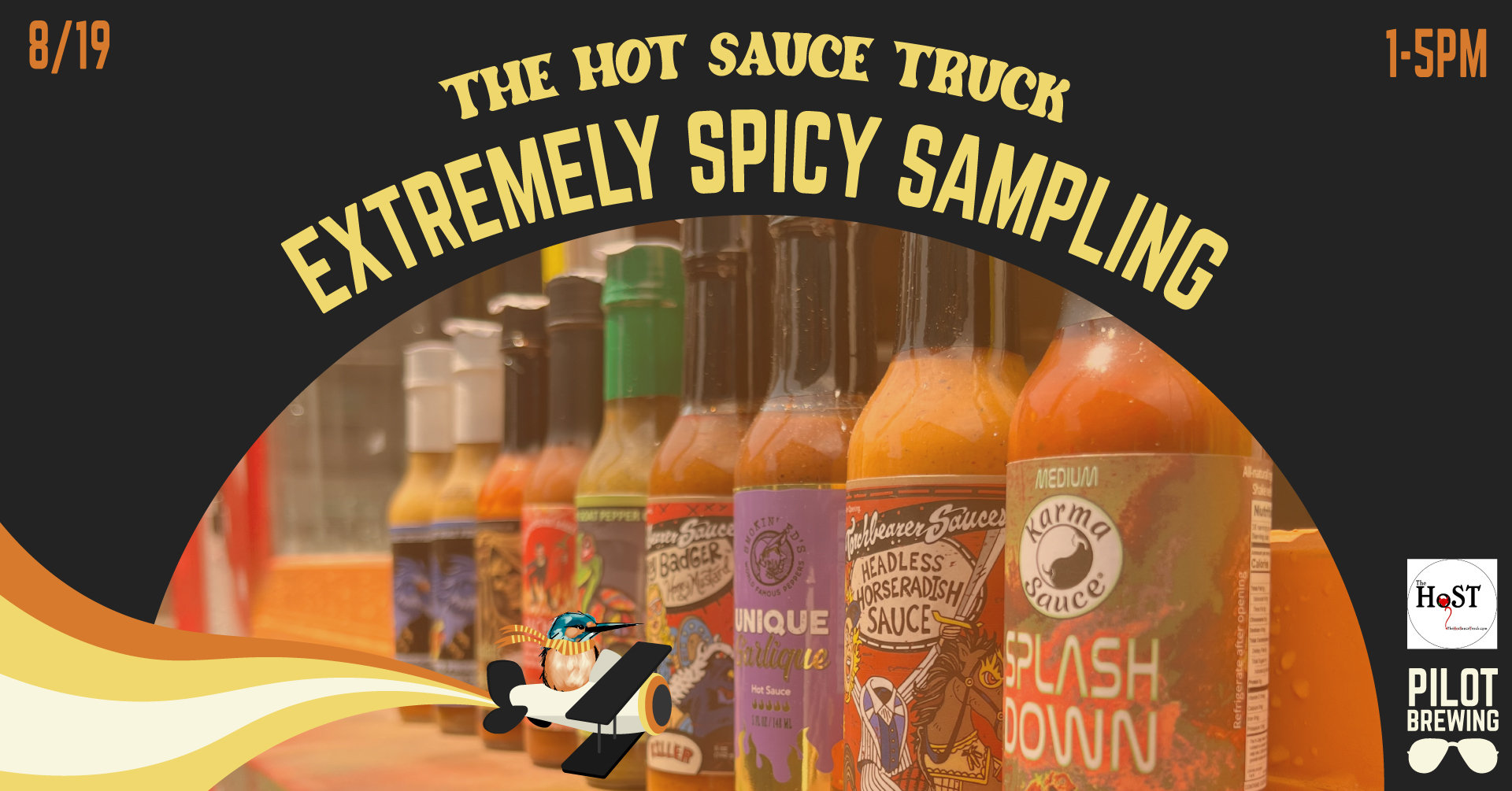 The Hot Sauce Truck: Extremely Spicy Sampling | Pilotbrewing